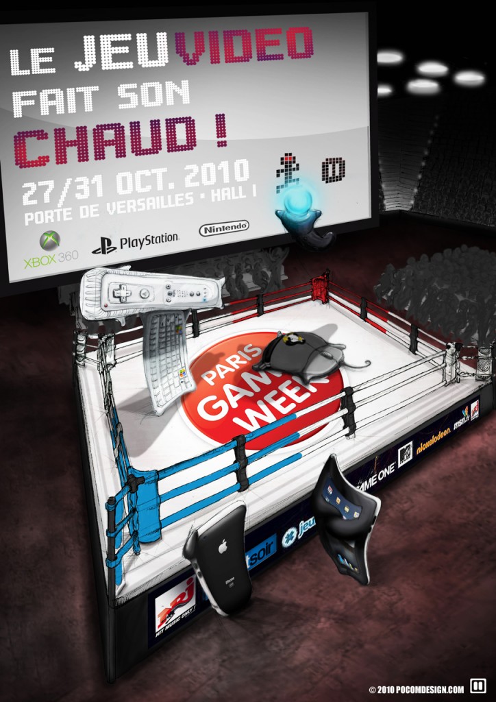 affiche Paris Games Week étape Final - PöCöm Design